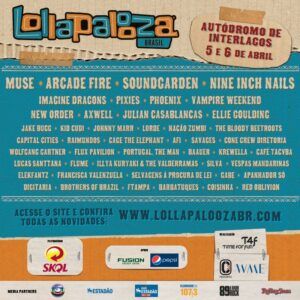 Relembre todas as edições do Lollapalooza no Brasil
